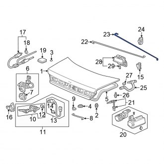 Honda Accord Trunk & Tailgate Hinges — CARID.com