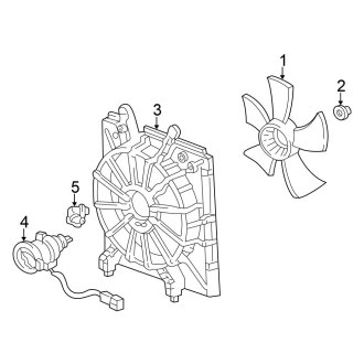 2001 Honda Odyssey OEM Engine Cooling Parts | Radiators — CARiD.com