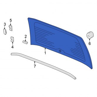 Honda Odyssey Rear Window Glass | Back Windshields — CARiD.com