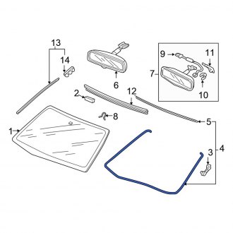 Honda Odyssey Replacement Window Seals — CARID.com
