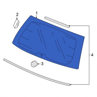 Honda Odyssey Rear Window Glass | Back Windshields — CARiD.com
