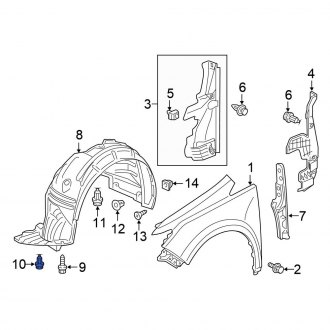 Honda HR-V Grille Brackets & Hardware — CARiD.com