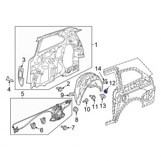 Honda CR-V OEM Quarter Panels & Parts | Rear & Front — CARiD.com