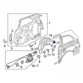 Honda CR-V OEM Quarter Panels & Parts | Rear & Front — CARiD.com