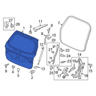 Honda Odyssey Replacement Trunk Lids — CARiD.com