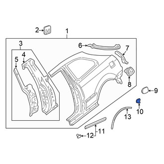 Honda Civic OEM Quarter Panels & Parts | Rear & Front — CARiD.com