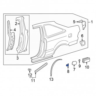 Honda CR-V OEM Quarter Panels & Parts | Rear & Front — CARiD.com