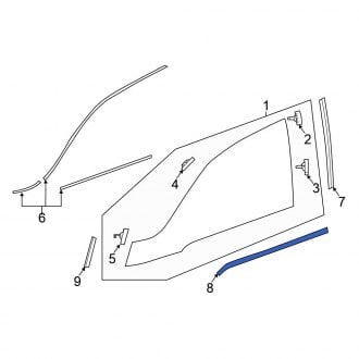 Honda Odyssey Replacement Window Seals | CARiD