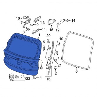 Honda Odyssey Replacement Trunk Lids — CARiD.com