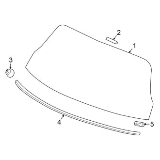 2022 Honda Odyssey Rear Window Glass | CARiD