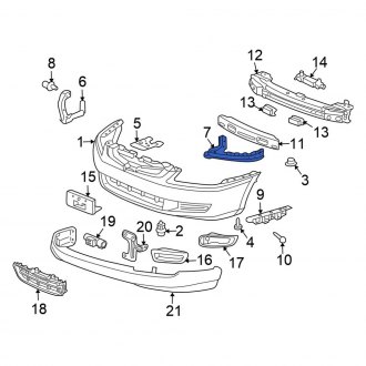 Honda Accord OEM Bumpers | Genuine Front & Rear Bumpers — CARiD.com
