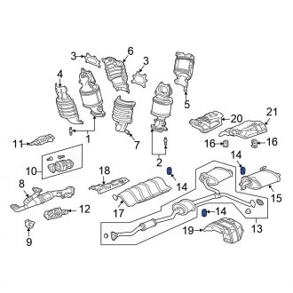 Honda Accord OEM Exhaust Parts - Systems, Tips, Pipes | CARiD