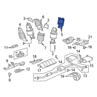 Honda Ridgeline OEM Exhaust Parts - Systems, Tips, Pipes | CARiD