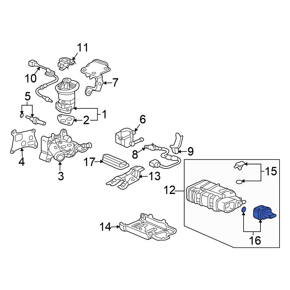 Honda OE 17315SDAA02 - Vapor Canister Filter