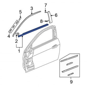 Honda Accord Replacement Window Seals — CARID.com