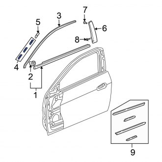 Honda Accord Roof Hardware | Clips, Screws — CARiD.com