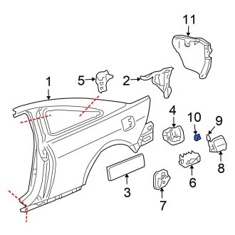 Honda CR-V OEM Quarter Panels & Parts | Rear & Front — CARiD.com
