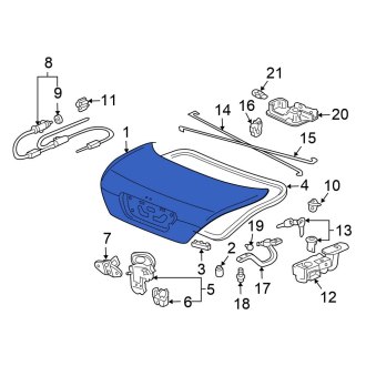 Honda Accord Replacement Trunk Lids — CARiD.com