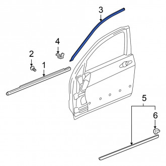 Honda Window Trim | Moldings, Pillar Posts, Sills — CARiD.com