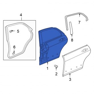 Honda Accord Replacement Door Shells & Skins — CARiD.com