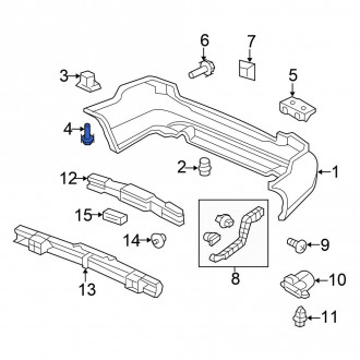 Honda Element OEM Bumpers | Genuine Front & Rear Bumpers — CARiD.com