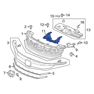 Honda Accord Grille Brackets & Hardware | CARiD
