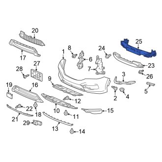Honda Accord OEM Bumpers - Genuine Front & Rear Bumpers | CARiD