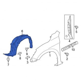 Honda Accord OEM Fenders - Factory Front & Rear Fenders | CARiD