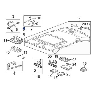 Honda Accord OEM Interior Components — CARiD.com