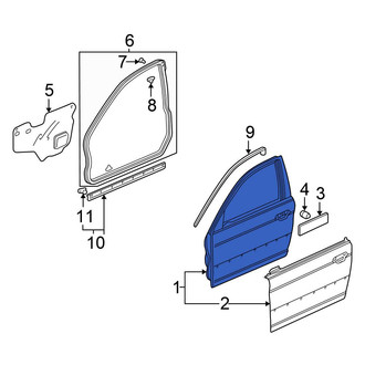 Honda Civic Replacement Door Shells & Skins — CARiD.com