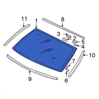 Honda Rear Window Glass | Back Windshields — CARiD.com