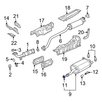 Honda Civic OEM Exhaust Parts - Systems, Tips, Pipes | CARiD