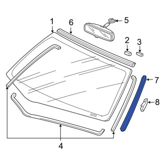 Honda Civic Window Trim | Moldings, Pillar Posts — CARiD.com