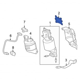 Honda Ridgeline OEM Exhaust Parts - Systems, Tips, Pipes | CARiD