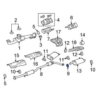 Honda CR-V OEM Exhaust Parts - Systems, Tips, Pipes | CARiD