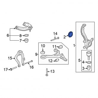 Honda Crosstour Steering Knuckles, Spindles & Parts — CARiD.com