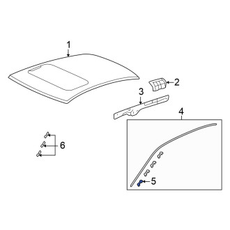 Honda Crosstour OEM Roofs & Parts | Panels, Drip Rails — CARiD.com