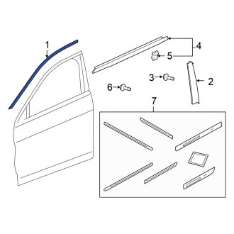 Honda Accord Door Moldings - Side, Edge, Belt | CARiD