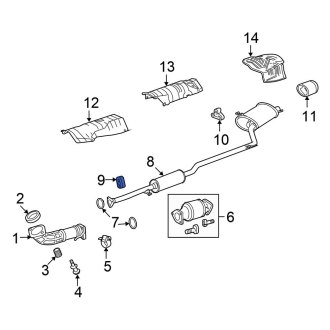 Honda CR-V OEM Exhaust Parts | Systems, Tips, Pipes — CARiD.com