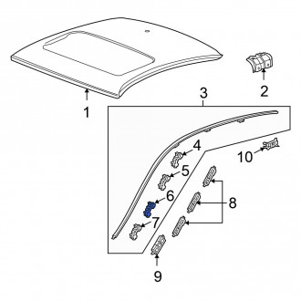Honda Civic OEM Roofs & Parts | Panels, Drip Rails — CARiD.com