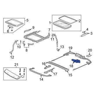 Honda Accord OEM Roofs & Parts | Panels, Drip Rails — CARiD.com