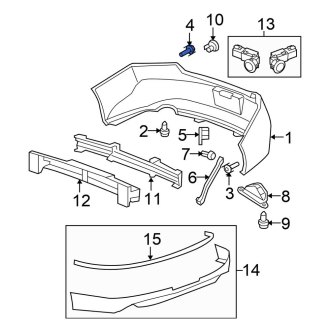 Honda Civic Si Grille Brackets & Hardware — CARiD.com