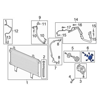 Honda OEM A/C & Heating Parts | Systems, Compressors — CARiD.com