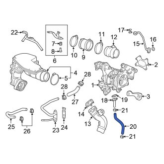 Honda Accord Turbo & Supercharger Lines, Hoses, Fittings — CARiD.com
