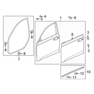 2018 Honda Accord OEM Doors & Parts - Shells, Panels | CARiD