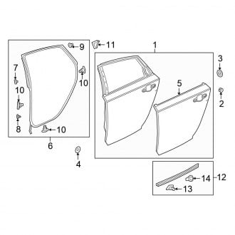 2020 Honda Accord Replacement Door Shells & Skins | CARiD