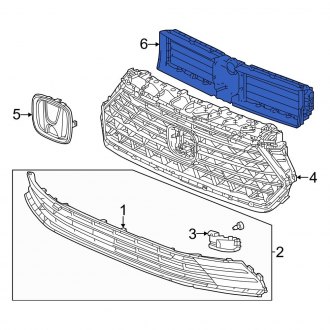 Honda OEM Engine & Components | Air Intake & A/C Parts — CARiD.com