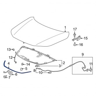 Hood Seals - Replacement Weather Stripping | CARiD