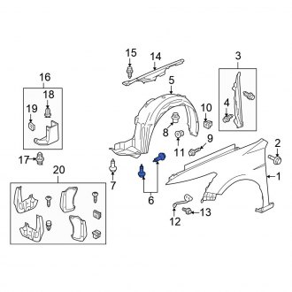 Honda CR-V OEM Quarter Panels & Parts | Rear & Front — CARiD.com