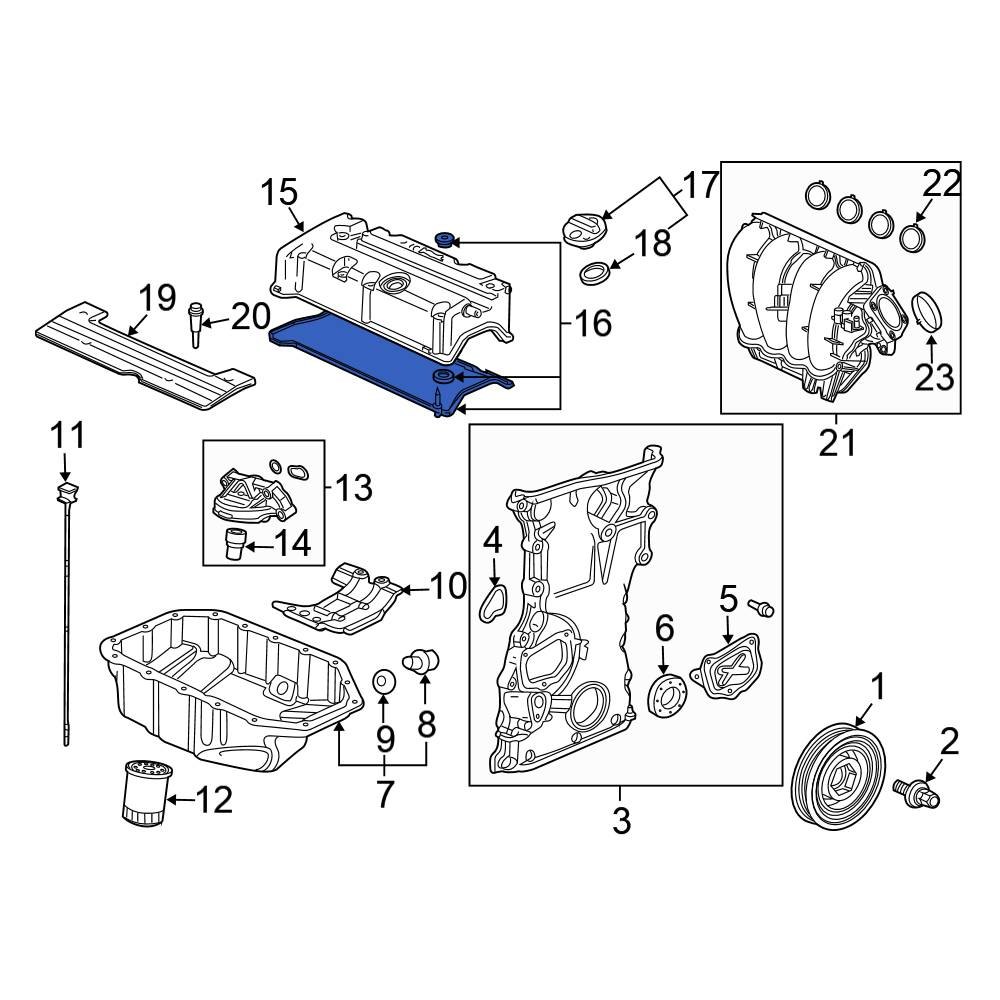 Honda OE 12341R40A00 - Engine Valve Cover Gasket